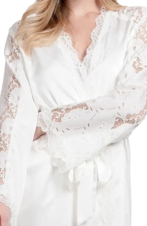 IN BLOOM BY JONQUIL Shyla Embroidered Lace Satin Wrap