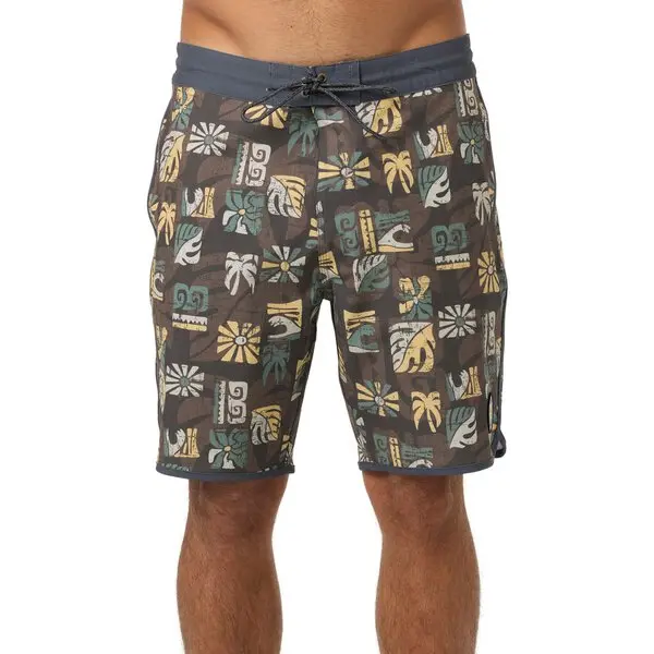 O'Neill Cruzer Scallop Swim Trunks - Turkish Coffee