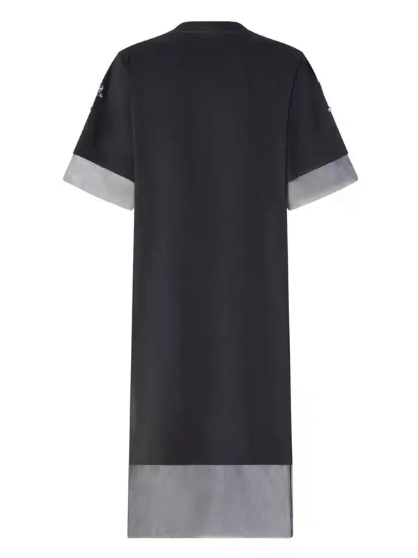 Pinko Mesh-panel T-shirt Dress