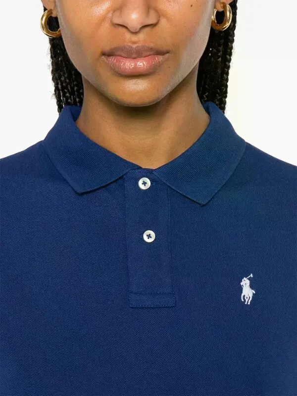 Polo Ralph Lauren Draped-panel Mini Dress - Blue