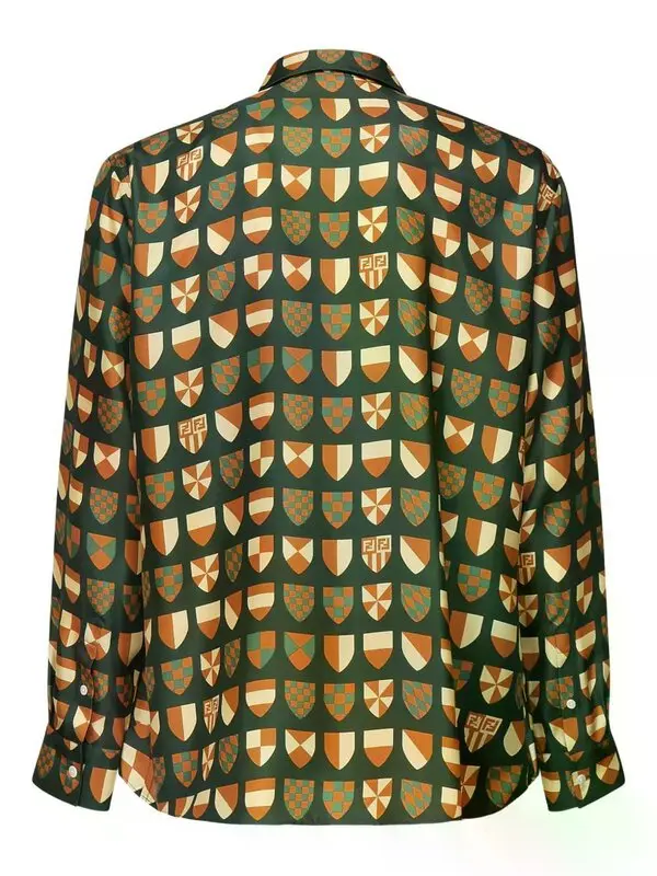 Fendi Ff Araldic-print Shirt