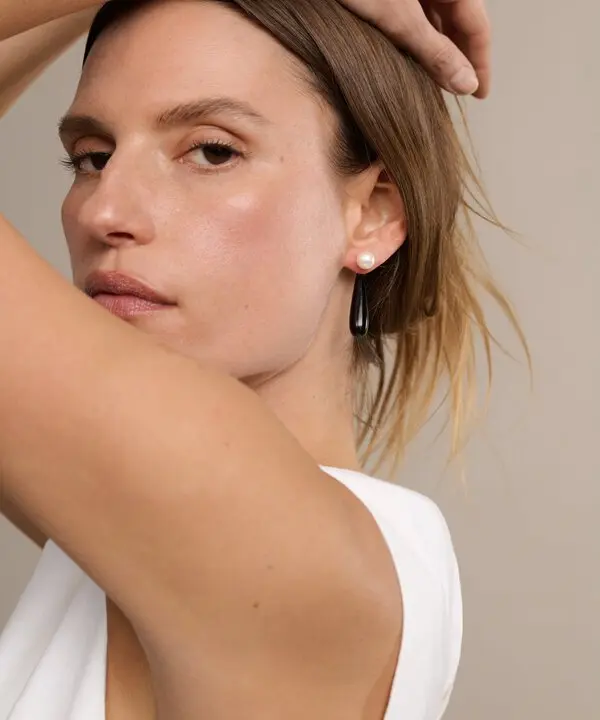 SOPHIE BUHAI Angelyne Onyx Drop Earrings