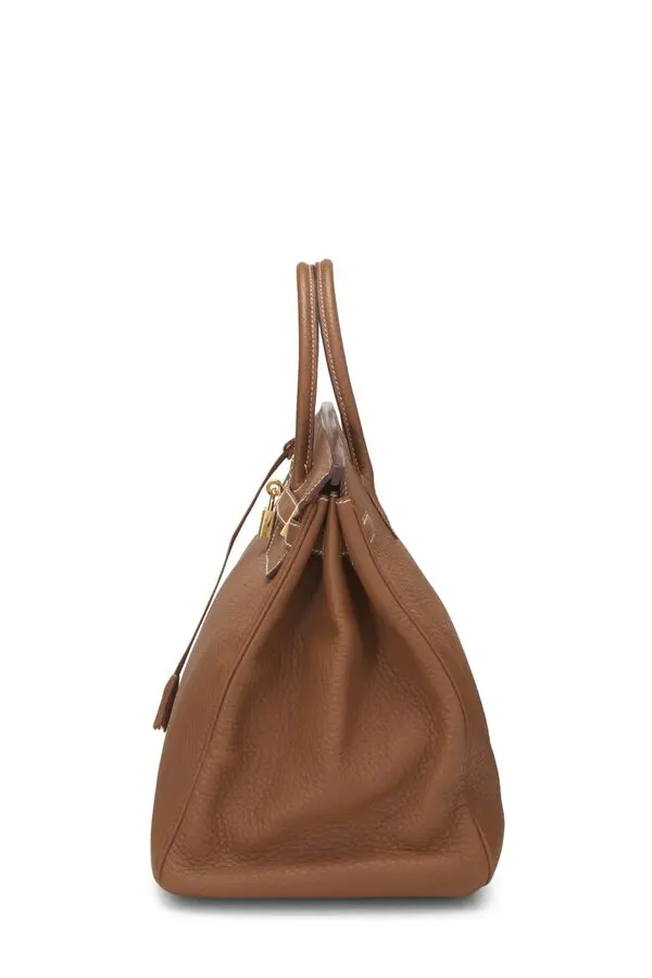 Hermès - Hermès Gold Fjord Birkin 40