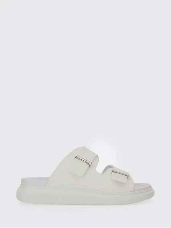 Alexander McQueen Hybrid Rubber Sandals - Silver