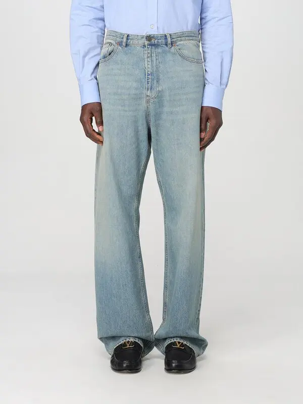 Valentino Garavani Wide Leg Jeans - Denim