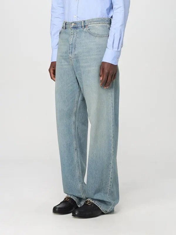 Valentino Garavani Wide Leg Jeans - Denim