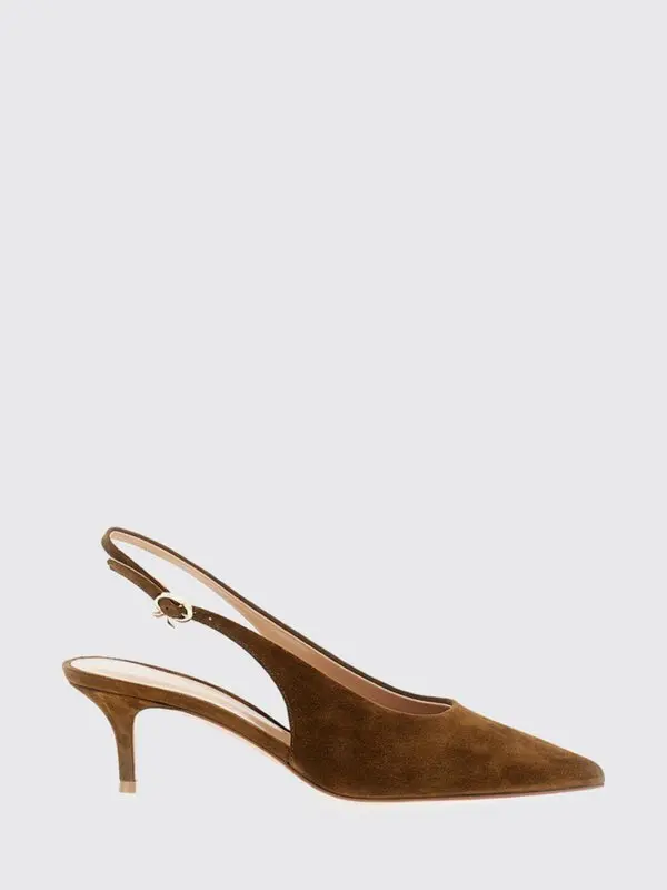 GIANVITO ROSSI Slingback Pumps - Brown