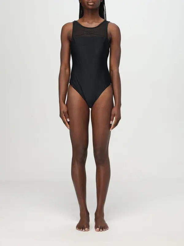 Karl Lagerfeld One Piece Swimsuit - Black