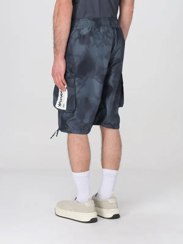 DISCLAIMER Cargo Shorts With Graphic Print