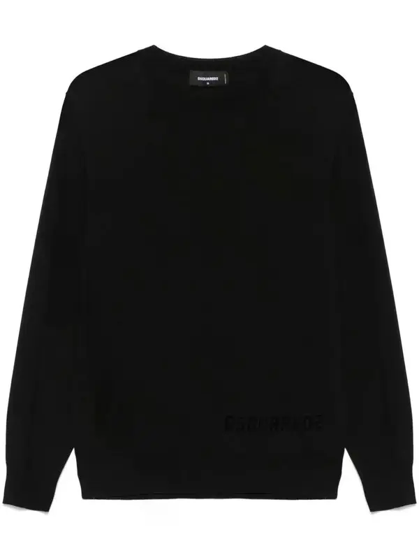 Dsquared2 Flocked Logo Sweater