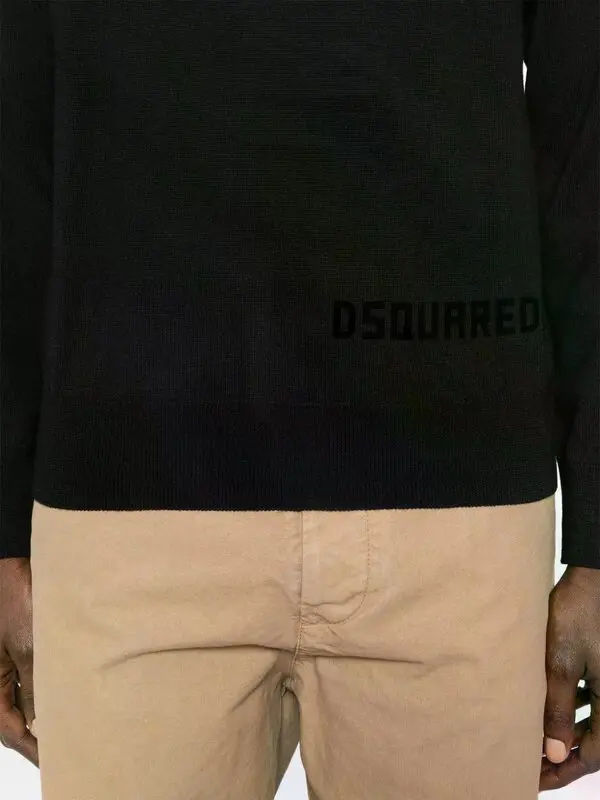 Dsquared2 Flocked Logo Sweater