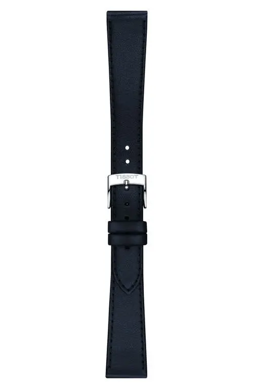 TISSOT Stylist Leather Strap Watch - Blue Gradient
