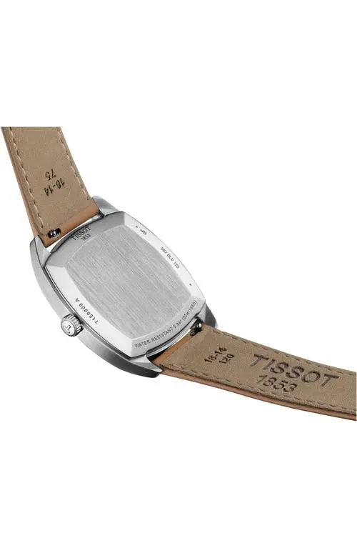 TISSOT Stylist Leather Strap Watch