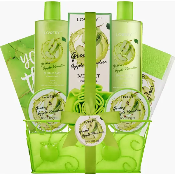 LOVERY Paradise Teacher's Appreciation Aromatherapy Basket - Green Apple