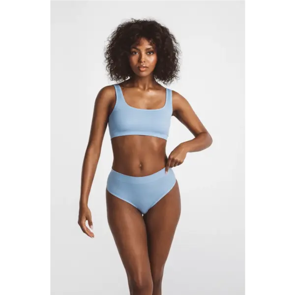 LDMA High Sculpt Thong Rib - Arctic Blue