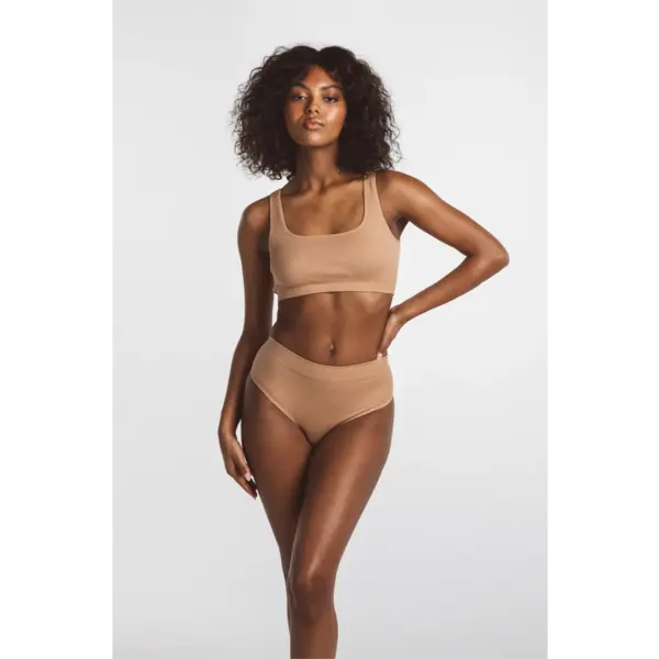 LDMA High Sculpt Thong Rib - Dusty Nude