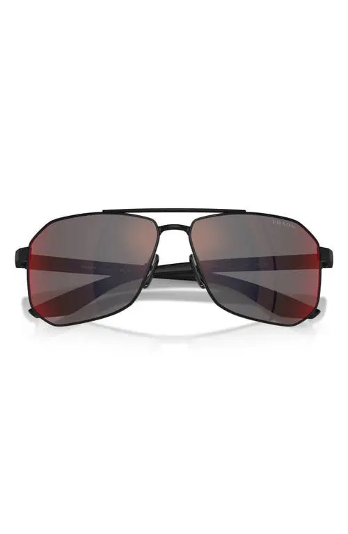 Prada 62mm Pilot Sunglasses