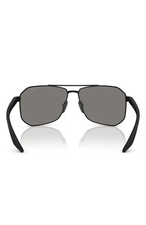 Prada 62mm Pilot Sunglasses