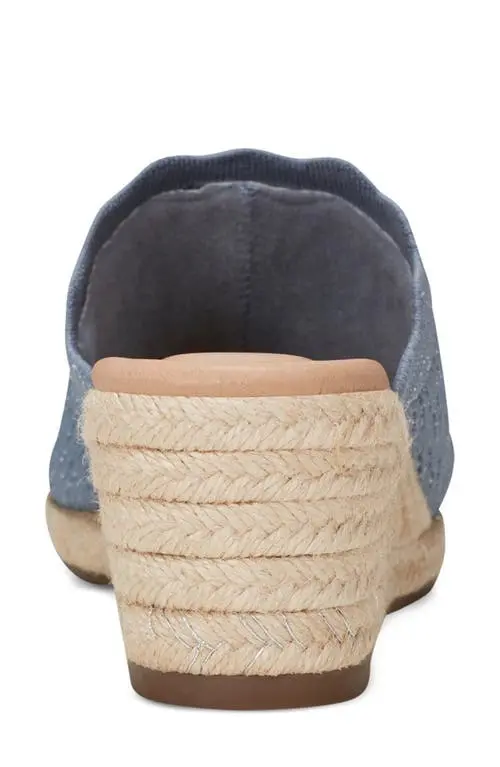 Easy Spirit Shanice Wedge Espadrille Slide Sandal