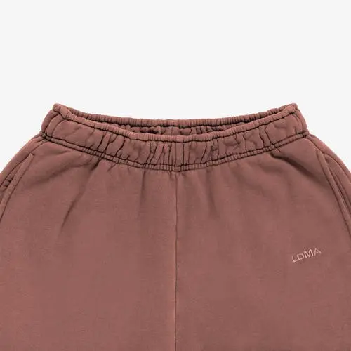 LDMA Straight Leg Sweatpants - Espresso Rose