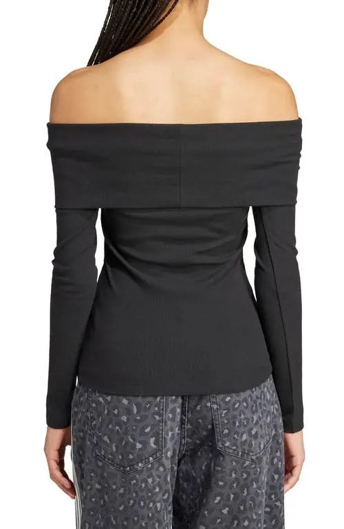 ADIDAS ORIGINALS Campus 2000 Off-the-shoulder Top