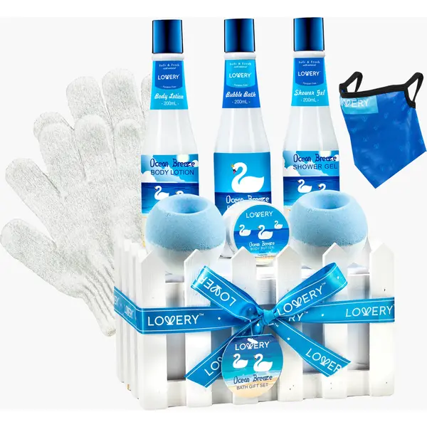 LOVERY 10-piece Bath Set - Ocean Breeze