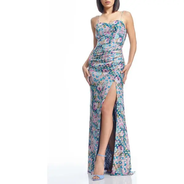 Dress The Population Drae Floral Evening Gown