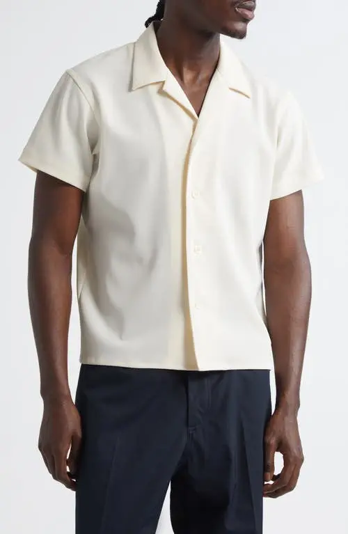SECOND / LAYER Avenue Camp Shirt - White 0053
