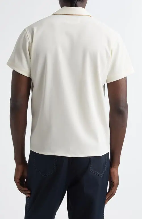 SECOND / LAYER Avenue Camp Shirt - White 0053