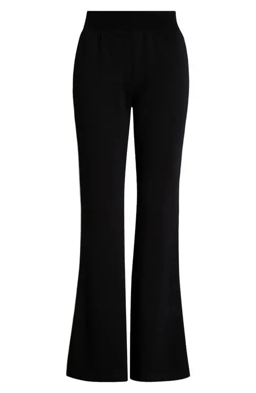 Spanx Airessentials Pique Flare Leg Pants - Very Black