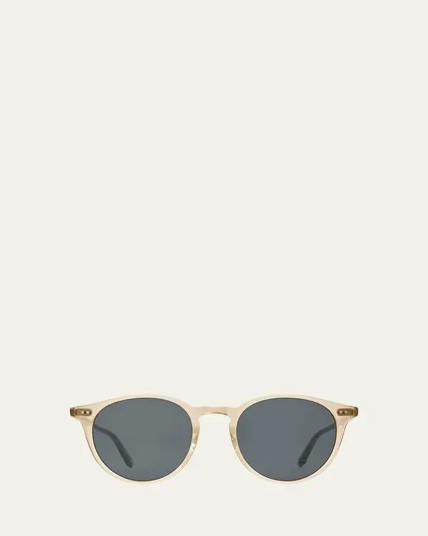 Garrett Leight Clune Sun Round Sunglasses - Blonde