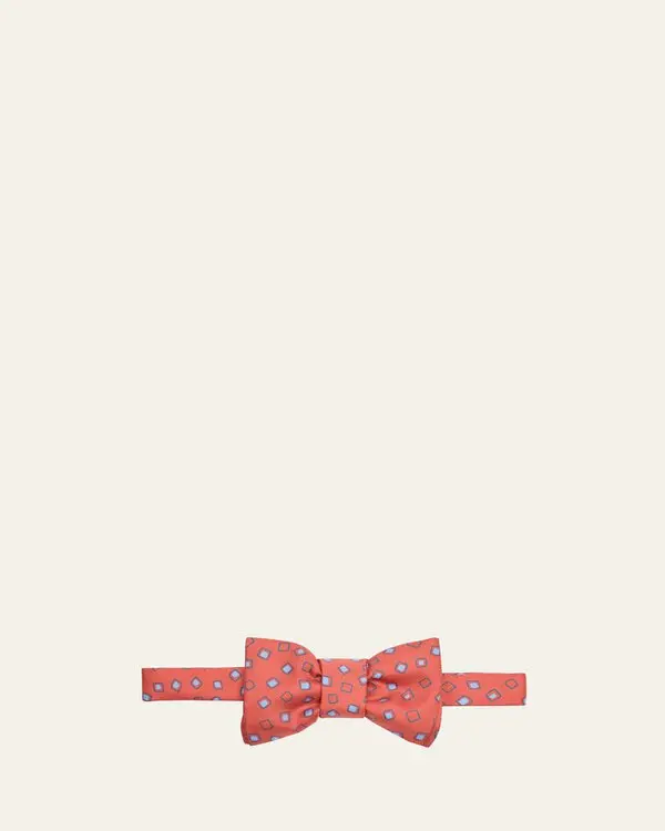 Charvet Geometric Print Silk Bow Tie - Assorted