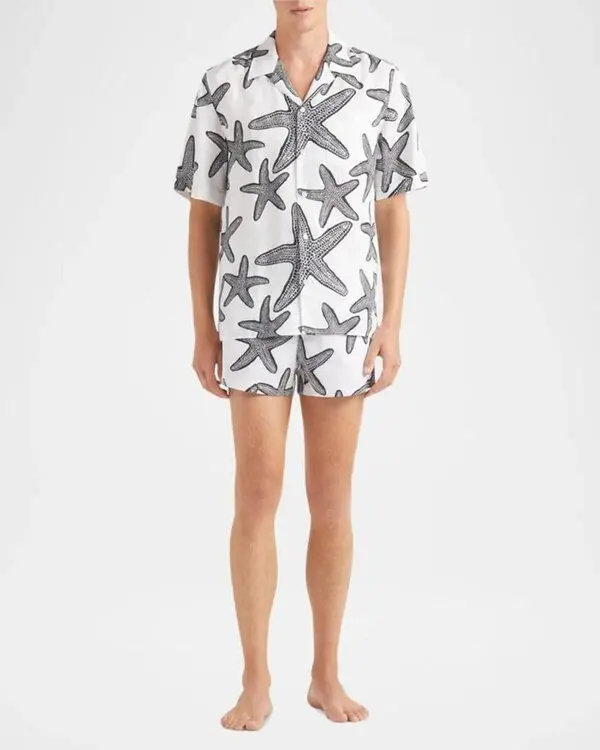 Vilebrequin Apos;s Starfish-print Camp Shirt