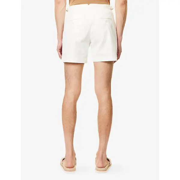Orlebar Brown Regular-fit Stretch-cotton Shorts - Sea Mist