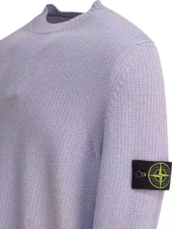 Stone Island Ribbed Crew-neck Sweater
