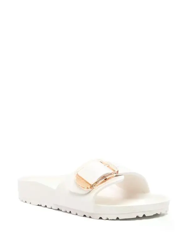 BIRKENSTOCK Madrid Big Buckle Slides - Neutrals