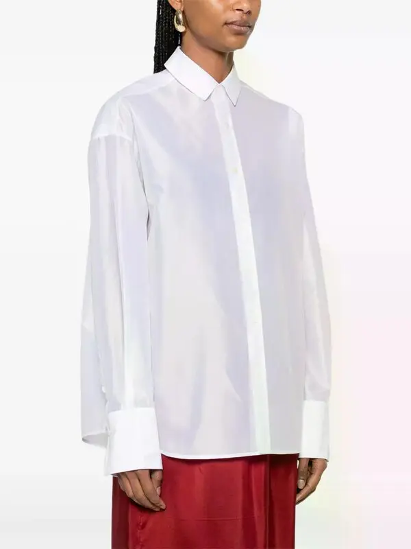Carven Sheer Taffeta Shirt
