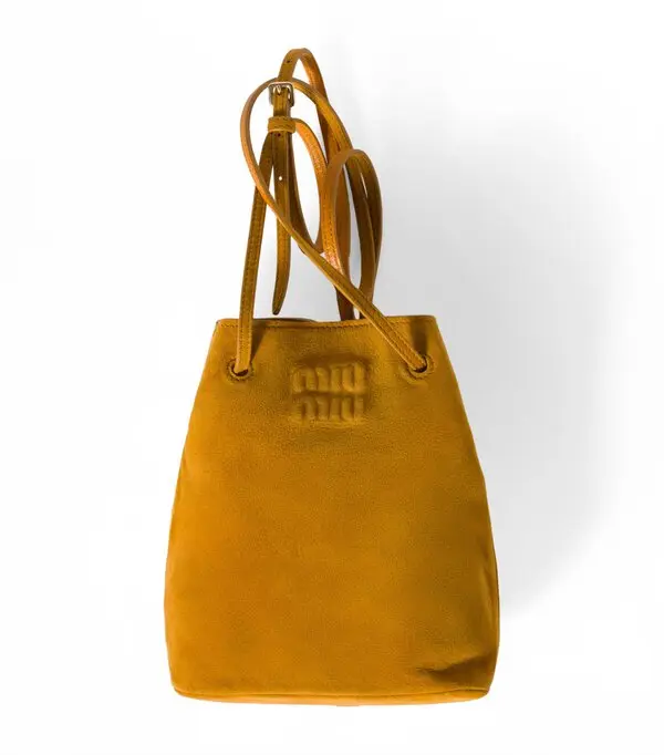 Miu Miu Lambskin Suede Pouch