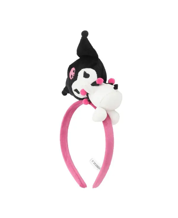 KUROMI Headband With Plush Charm