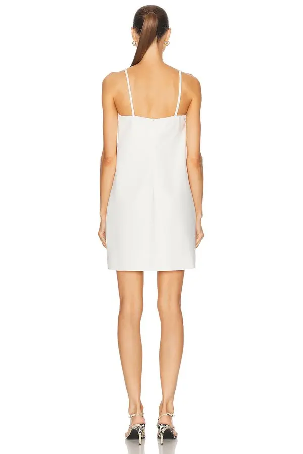 ADRIANA DEGREAS Inamorata Deep V Mini Dress