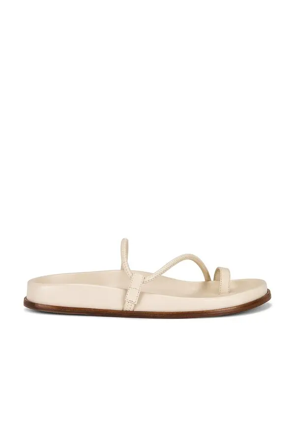 EMME PARSONS Bari Slide - Ivory Nappa