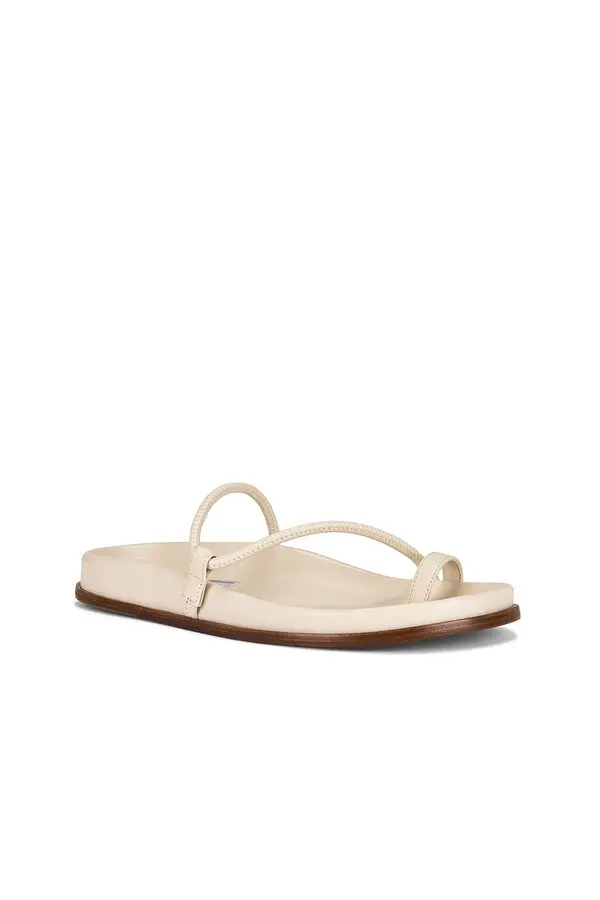 EMME PARSONS Bari Slide - Ivory Nappa