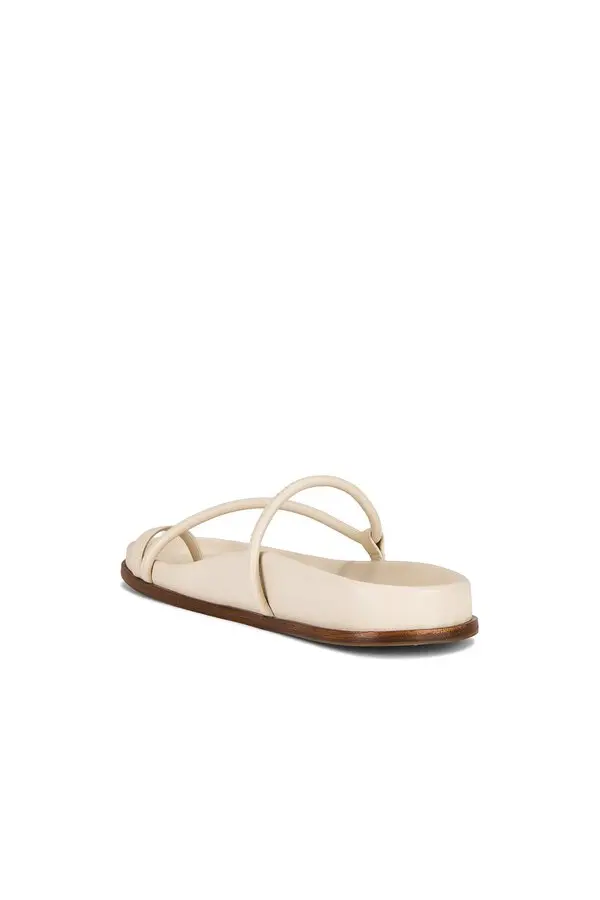 EMME PARSONS Bari Slide - Ivory Nappa