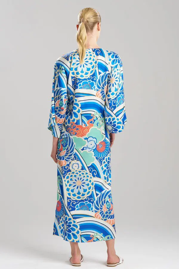 Natori Medallion Printed Caftan