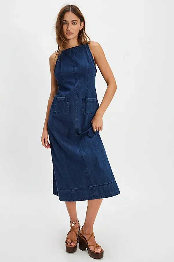 knit midi dress white Dress Forum - Keep It Simple Button Detail Ribbed Midi Dress