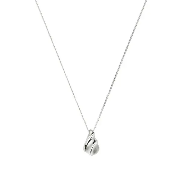 MISSOMA X Savi Ridge Droplet Pendant Necklace - Silver