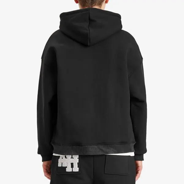 ANNIE HOOD Logo Zip Hoodie