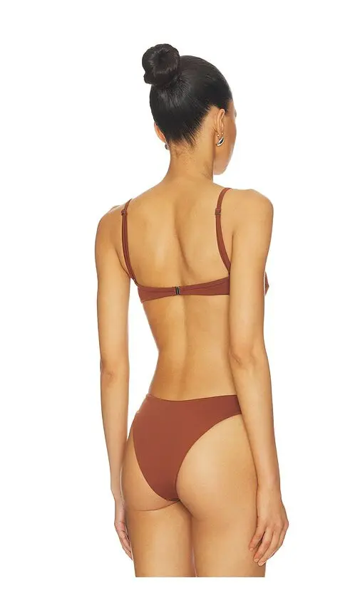 HAIGHT. Monica Bikini Top - Mid Brown