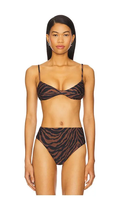 HAIGHT. Monica Bikini Top - Tiger