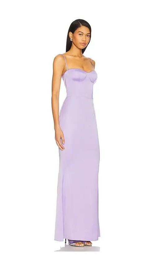 maroon long sleeve bridesmaid dresses A.L.C. Blakely Dress Amethyst Orchid – blueandcream